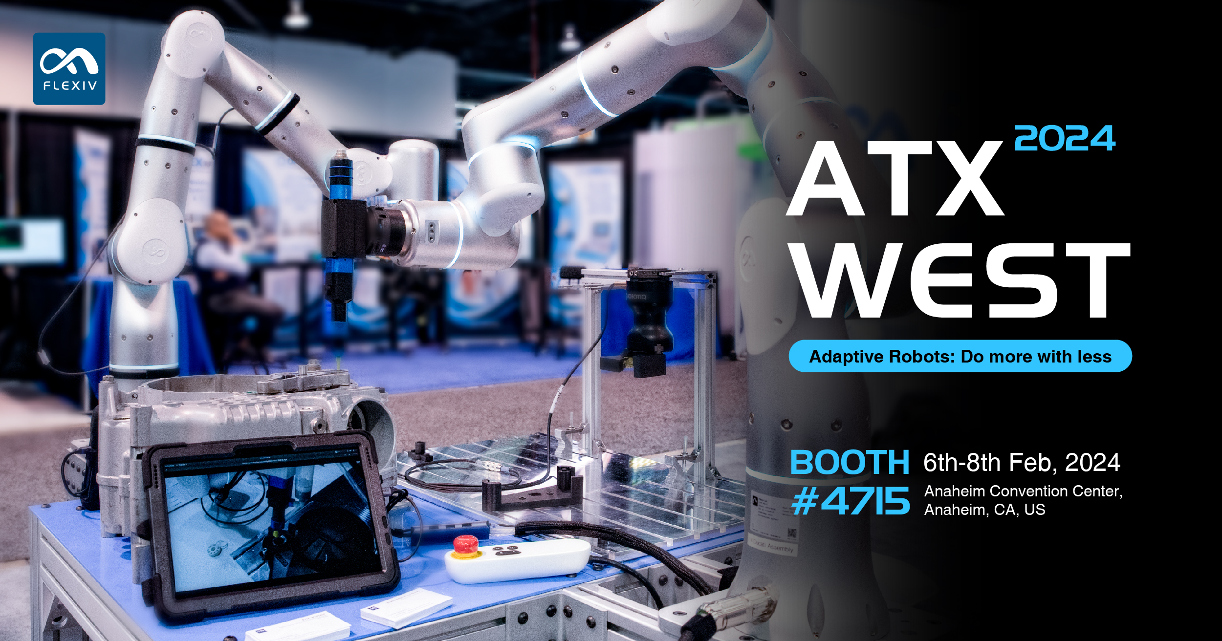 Flexiv Showcases Innovative Grippers and Robot Applications at ATX West 2024